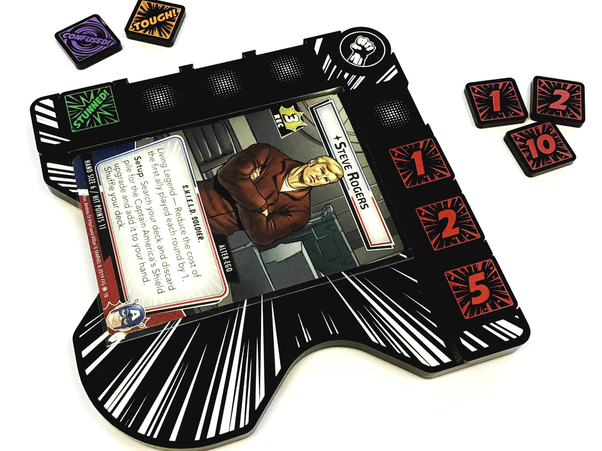 Marvel Champions LCG compatible, Hero Board (Tokens NOT Included ...