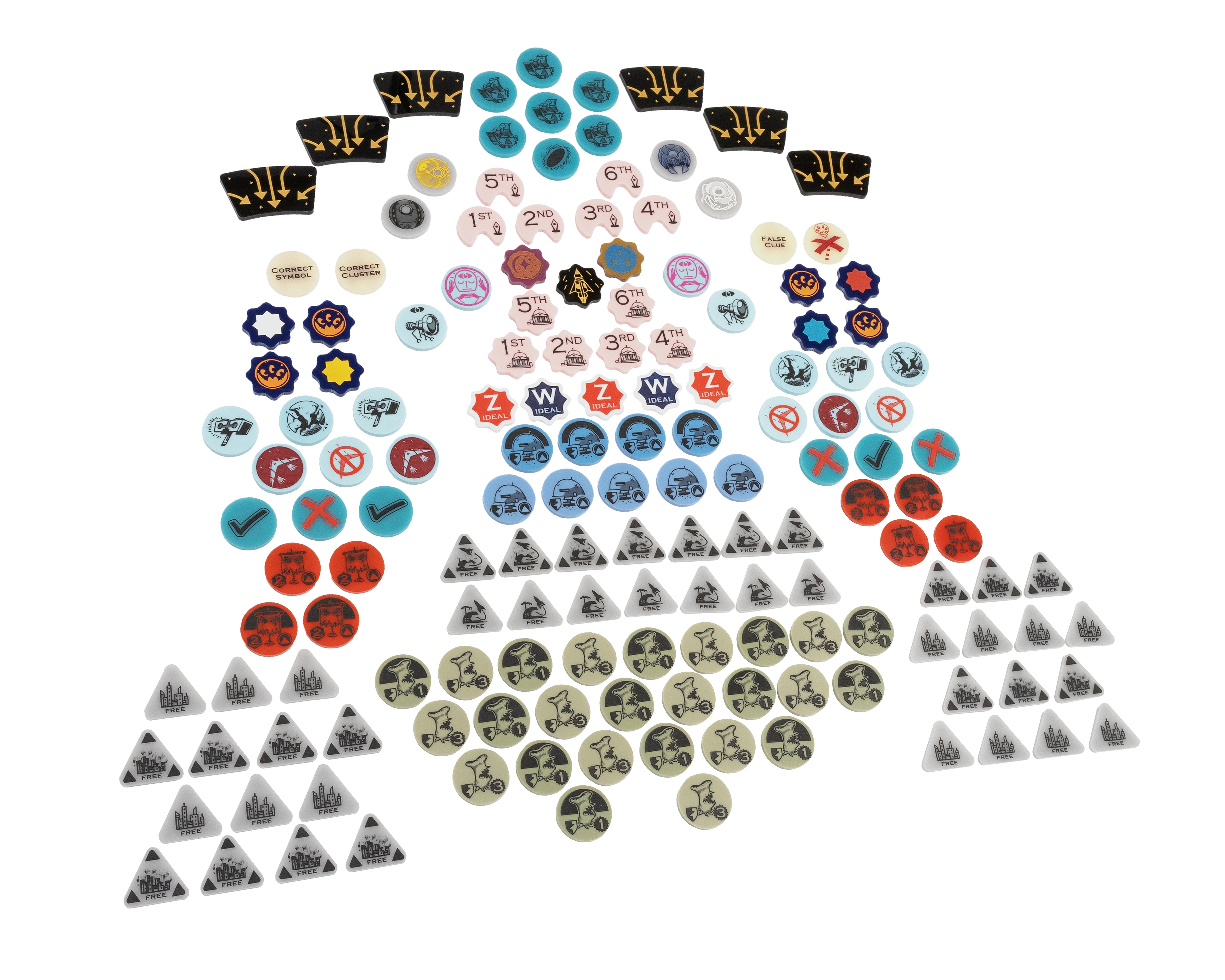 Arcs board game Tokens and Accessories - BuyTheSameToken