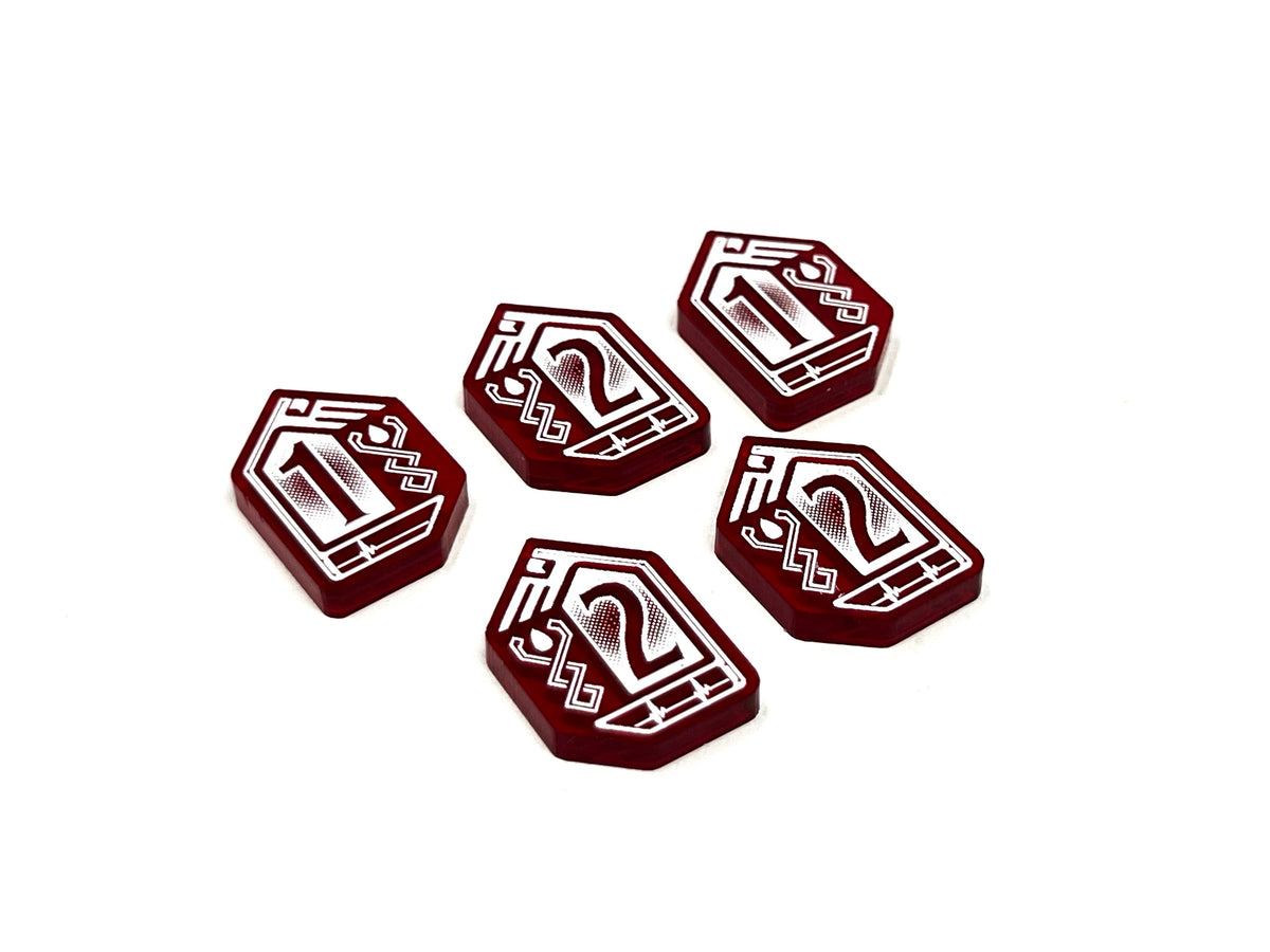Wound 1/2 Token Set for Warhammer 40k 10th Edition – BuyTheSameToken