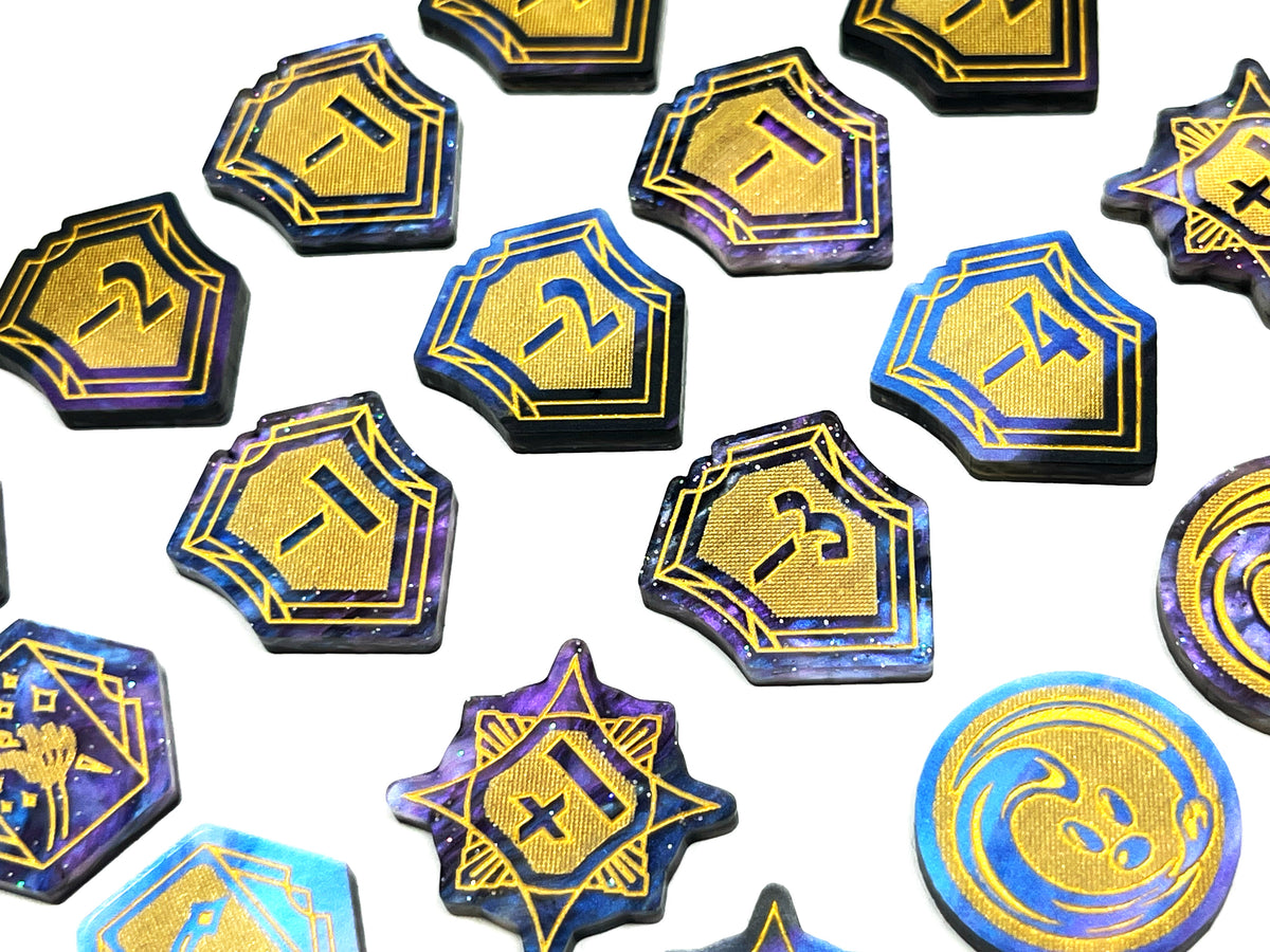 Sorcerer Token Set (double sided) for Disney Lorcana TCG – BuyTheSameToken