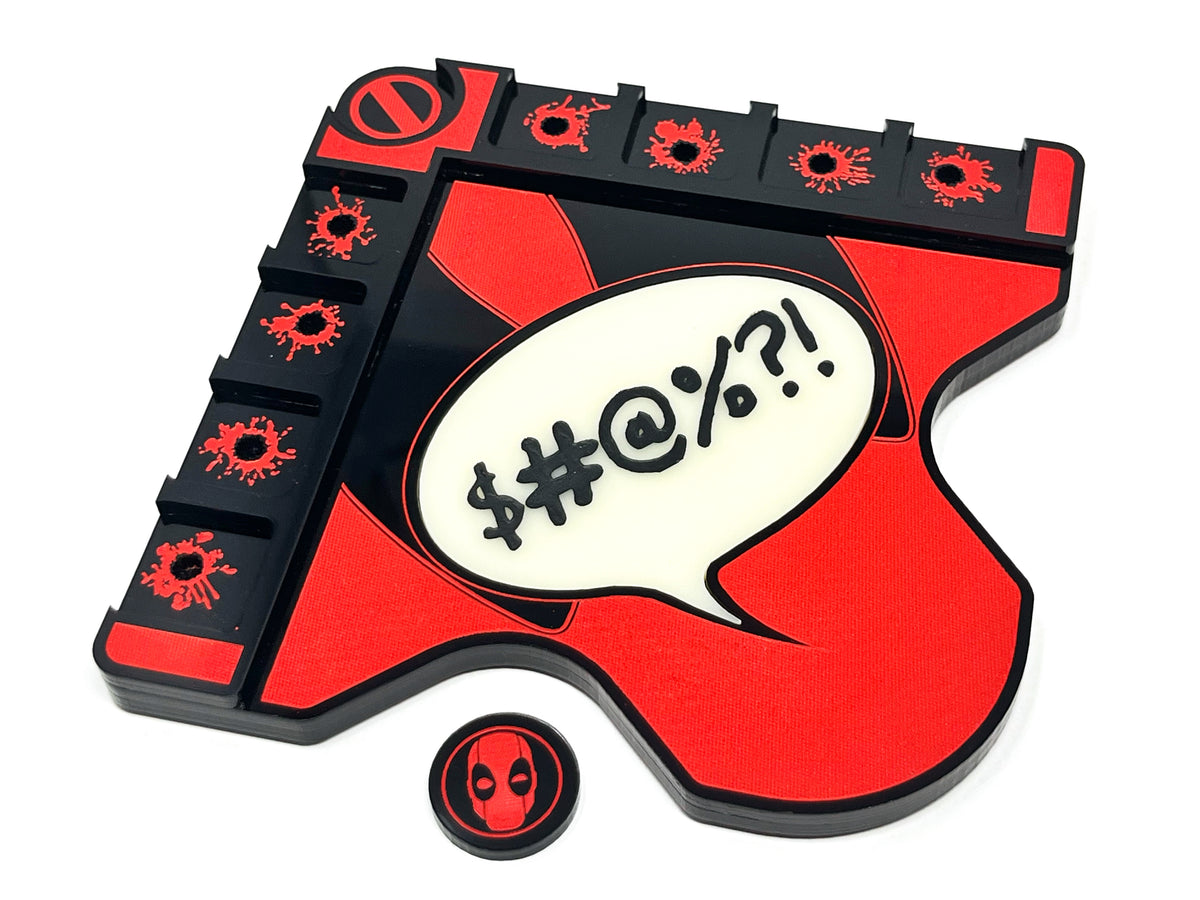Deadpool Themed Hero board for Marvel Champions LCG compatible, (Token ...