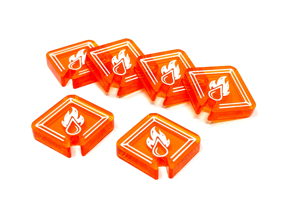 Wound Condition Token set compatible with Gloomhaven and Jaws of the L ...