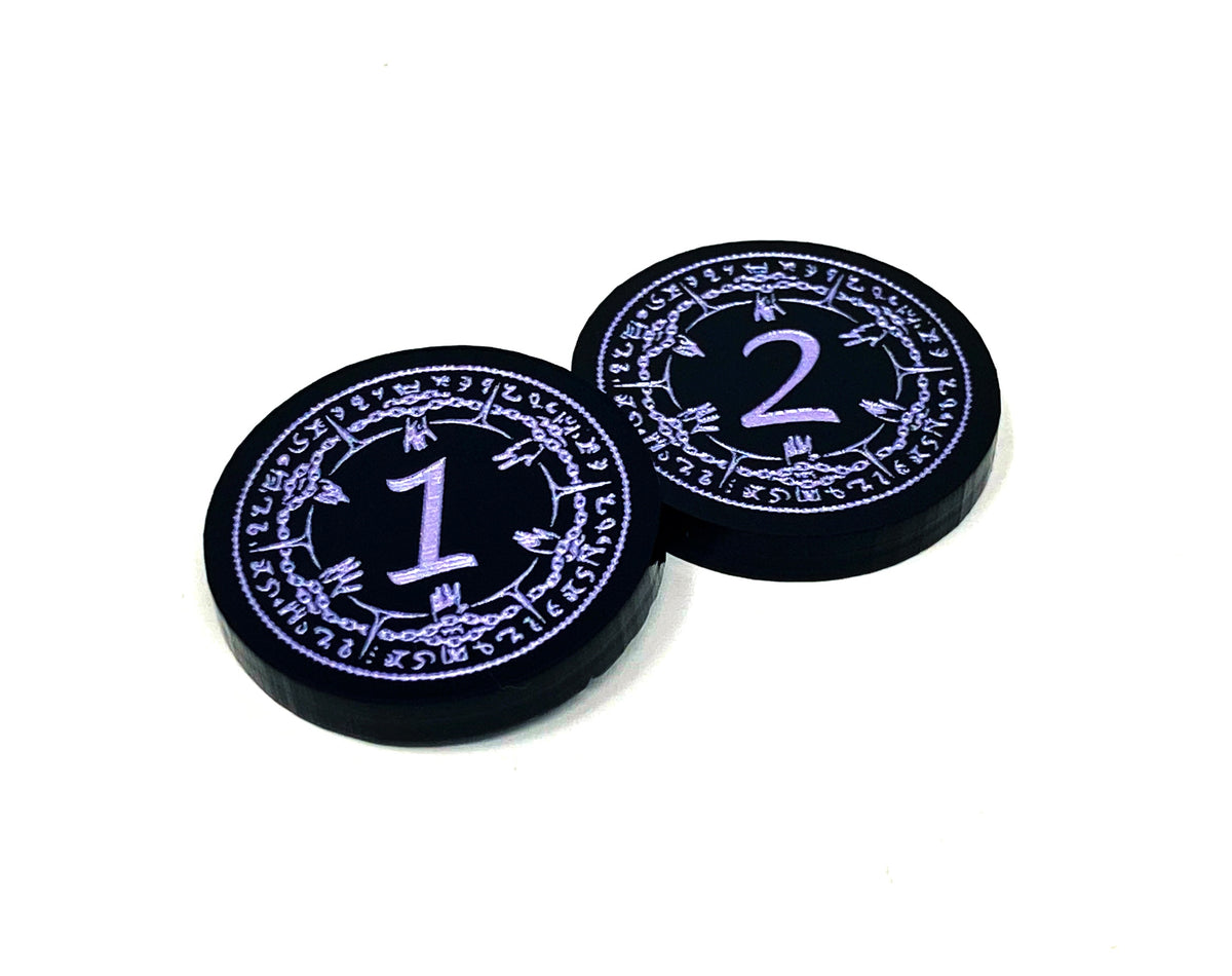 2 x 1/2 Soul Shackle Tokens (double sided) for Flesh and Blood TCG ...