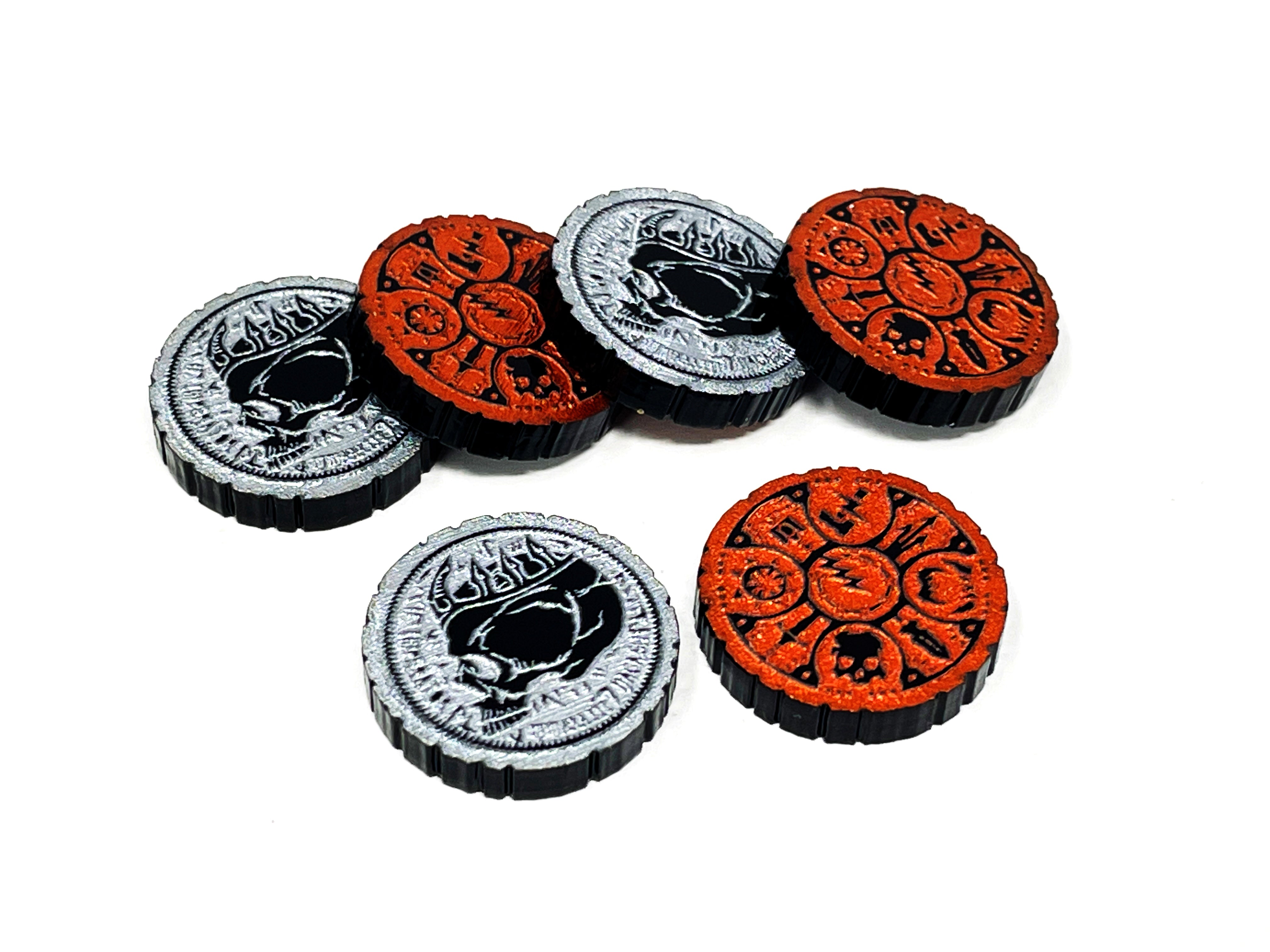 6 x Generic Tokens for Warhammer: Underworlds